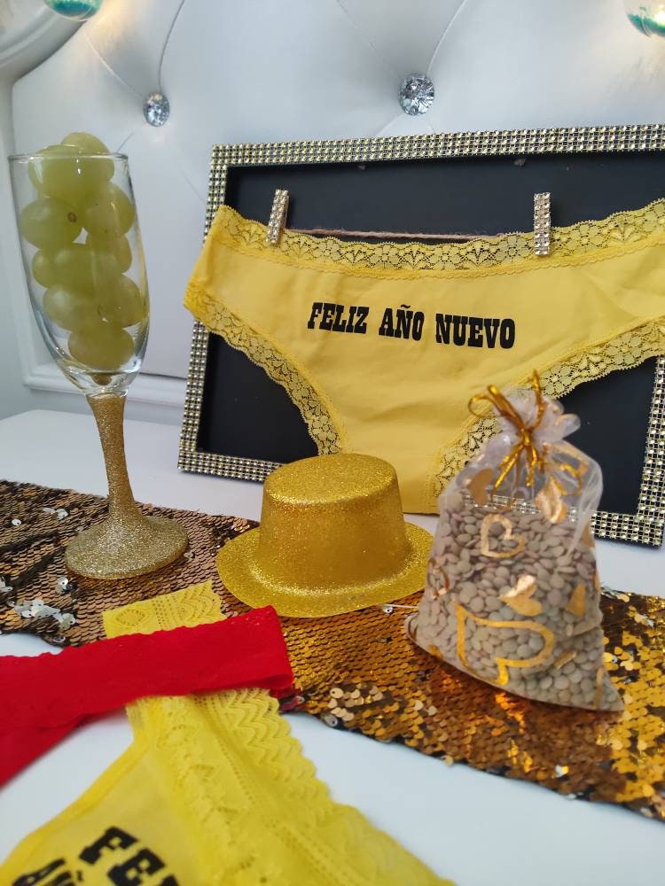 Calzon Amarillo Women's Underwear Feliz Año Nuevo, Bloomer, Lucky ...
