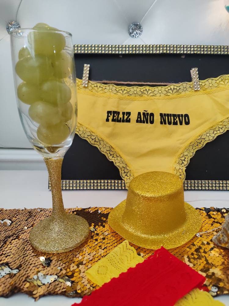 Calzon Amarillo Women's Underwear Feliz Año Nuevo, Bloomer, Lucky ...