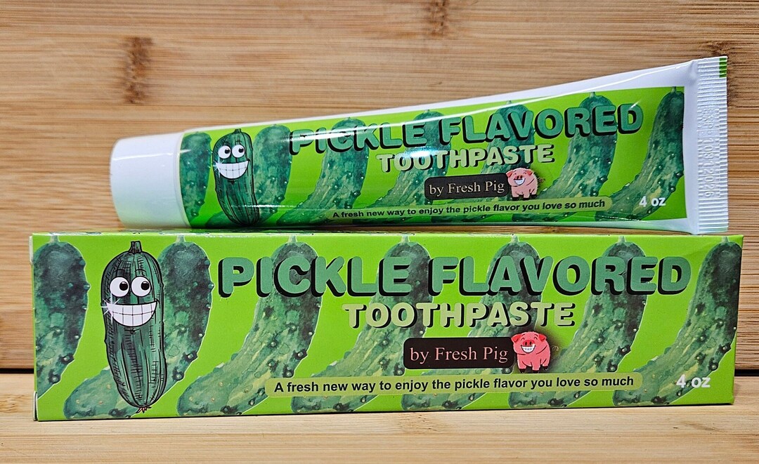 Pickle Flavored Toothpaste Funny Pickle Gifts for Pickle Lovers, Dill ...