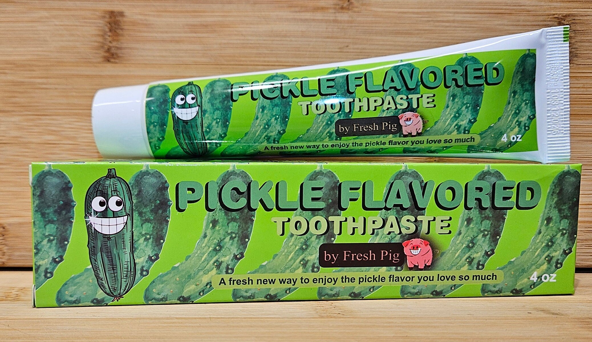 Pickle Flavored Toothpaste - Funny Unique Gag Gift for Pickle Lovers ...