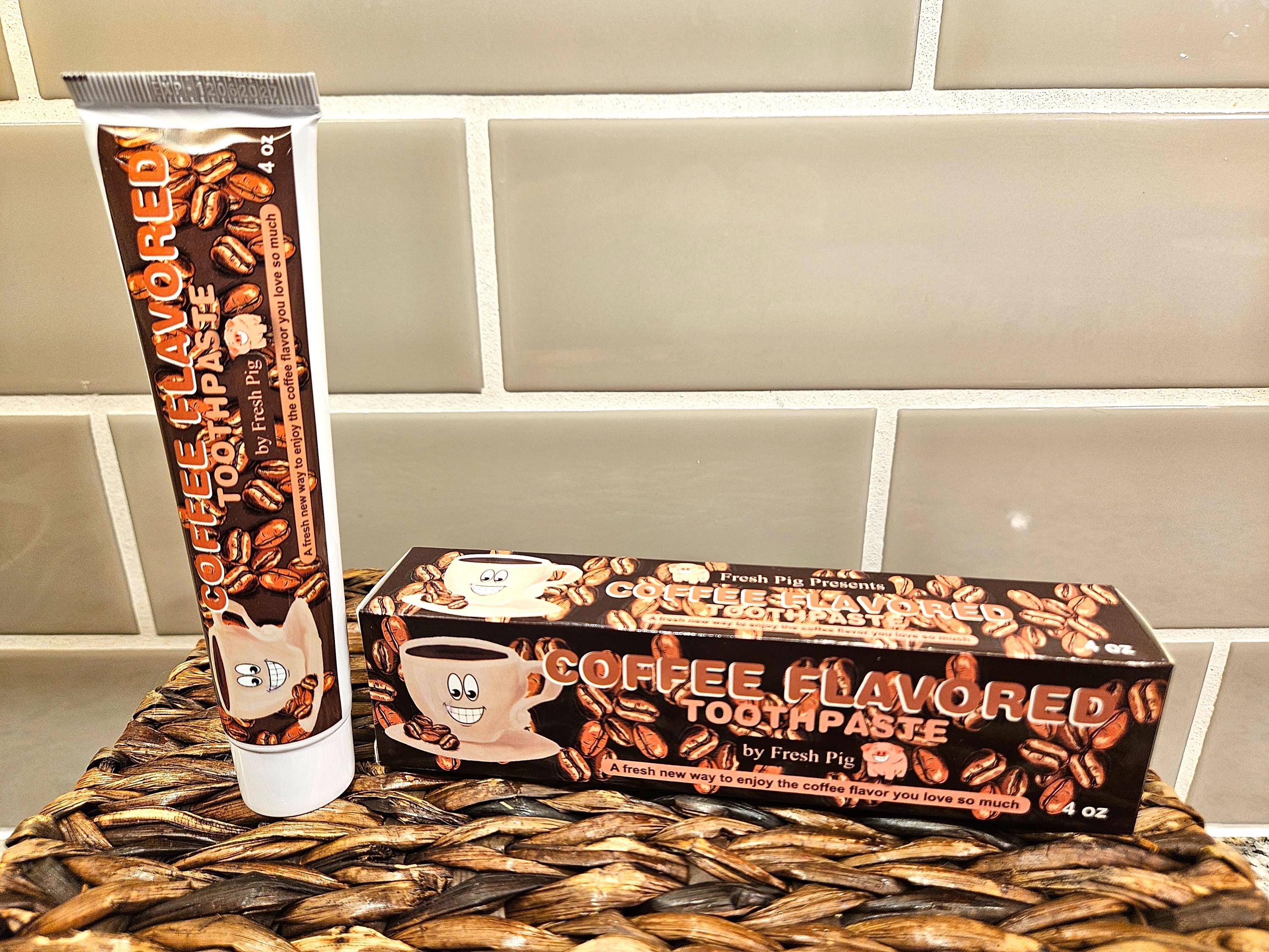Coffee Flavored Toothpaste - Funny Office Coworker White Elephant Gift ...