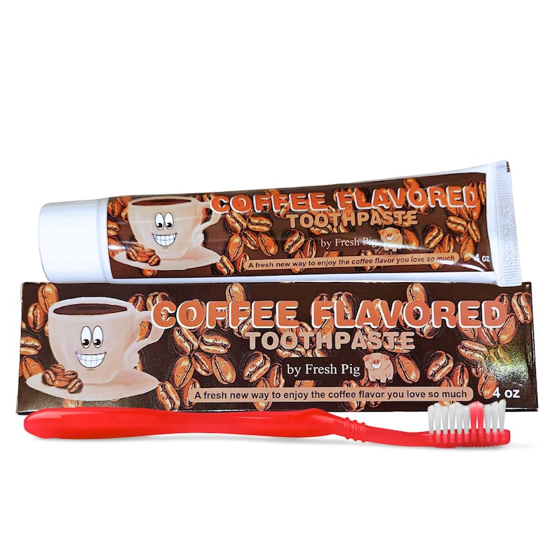 Coffee Flavored Toothpaste - Funny Office Coworker White Elephant Gift ...