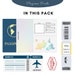 Printable Play Passport & Travel Activity Pack for Kids - Airport ...