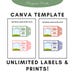 Custom Daycare, Crib & Cot Sheet Labels Editable Bed Sheet Name Tags ...