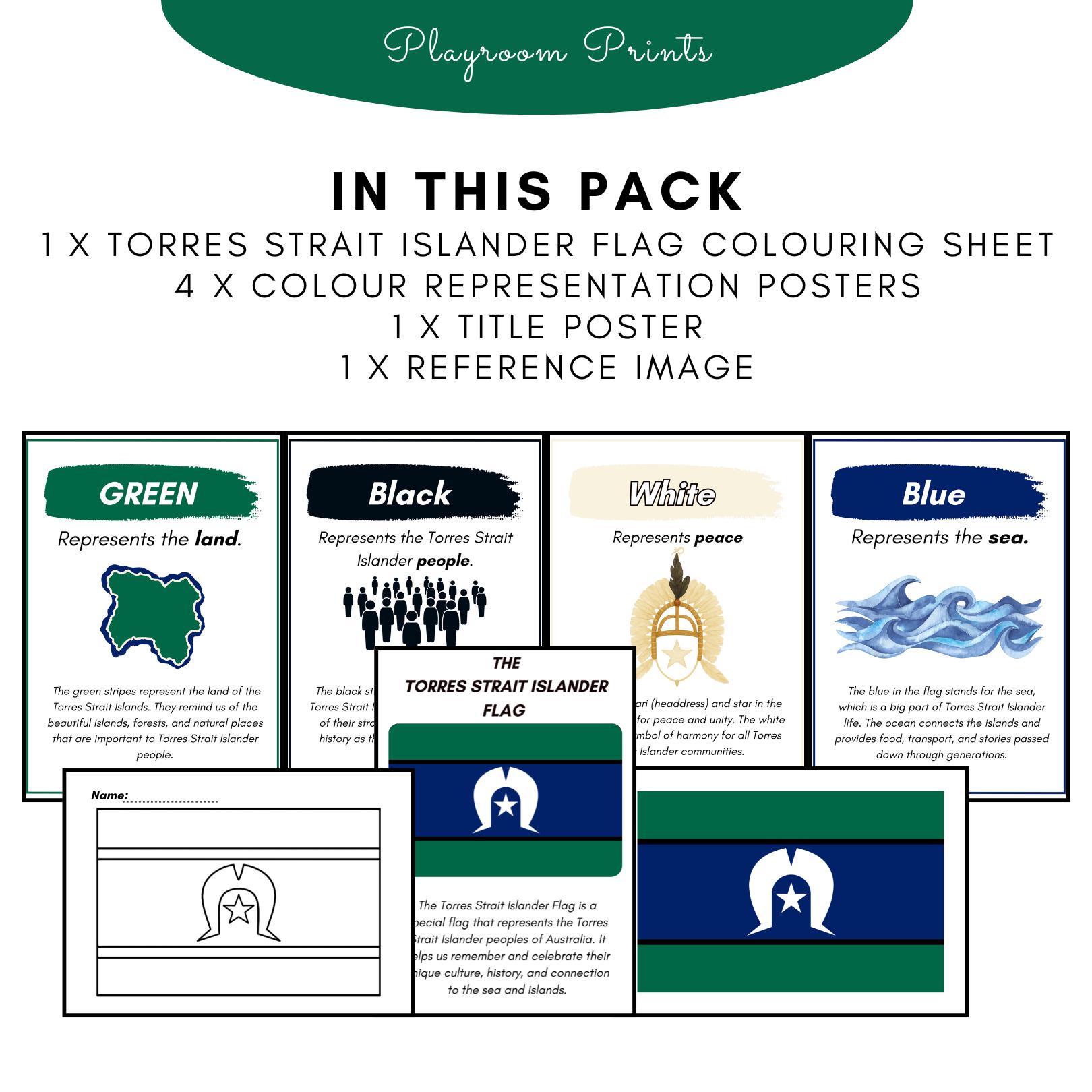 Torres Strait Islander Flag Activity Set – Printable Posters ...