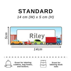 Editable Transport Name Labels – Canva Template – Printable Car & Truck ...