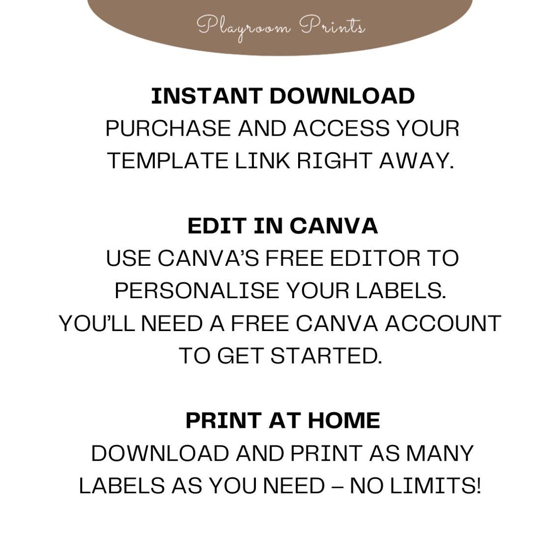 Woodland Name Tags for Kids – 3x Designs – Canva Editable Cubbie Labels ...