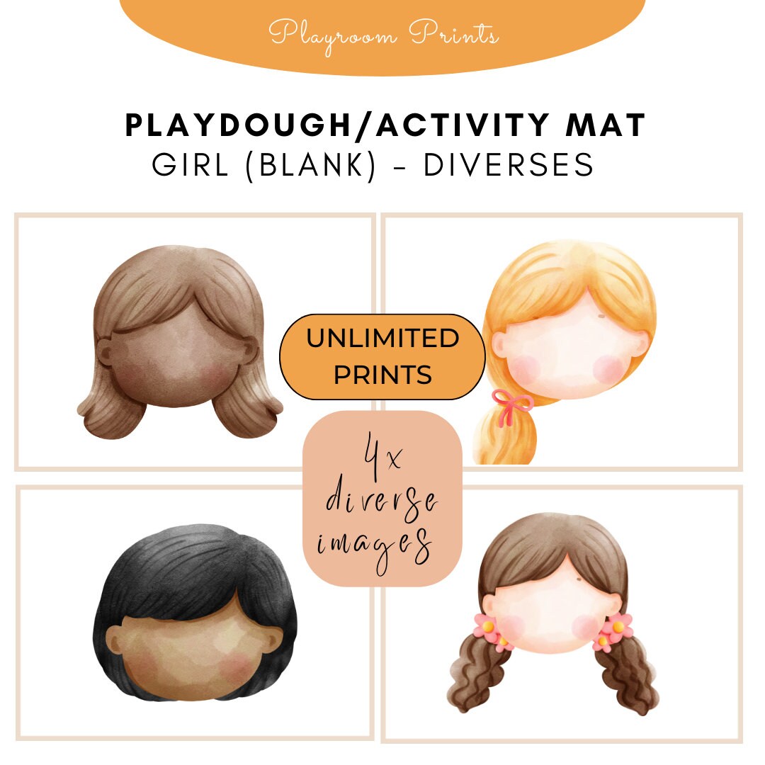 Printable Playdough & Activity Mats Bundle for Childcare Preschool ...