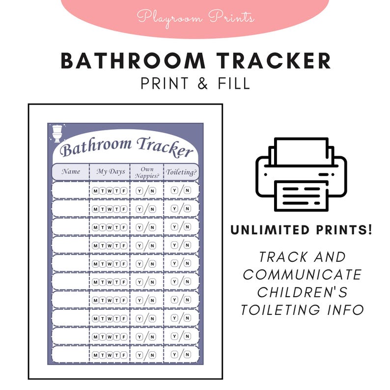 5x Daycare Organization Printable Charts Preschool | Fillable Routine & Info Sheets | Sunscreen ...