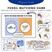 Printable Ocean Fossil Matching Game - Palaeontology Activity for Kids ...