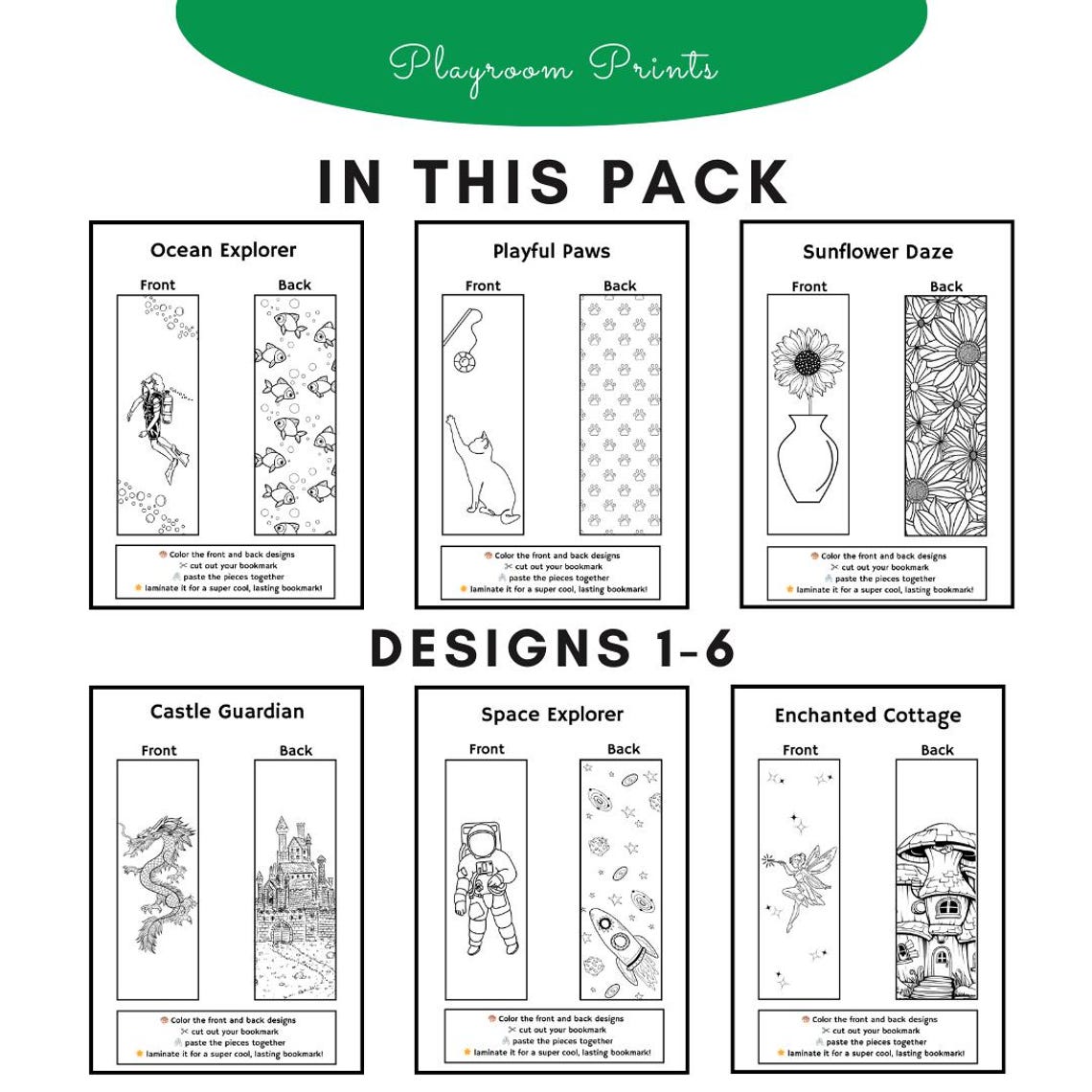 DIY Bookmark Craft Activity for Book Week: Teacher Printable Coloring ...