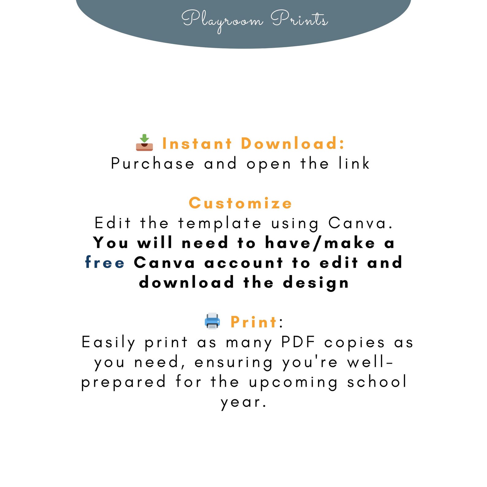 Custom Classroom Labels With Images | Editable Canva Template | Perfect ...