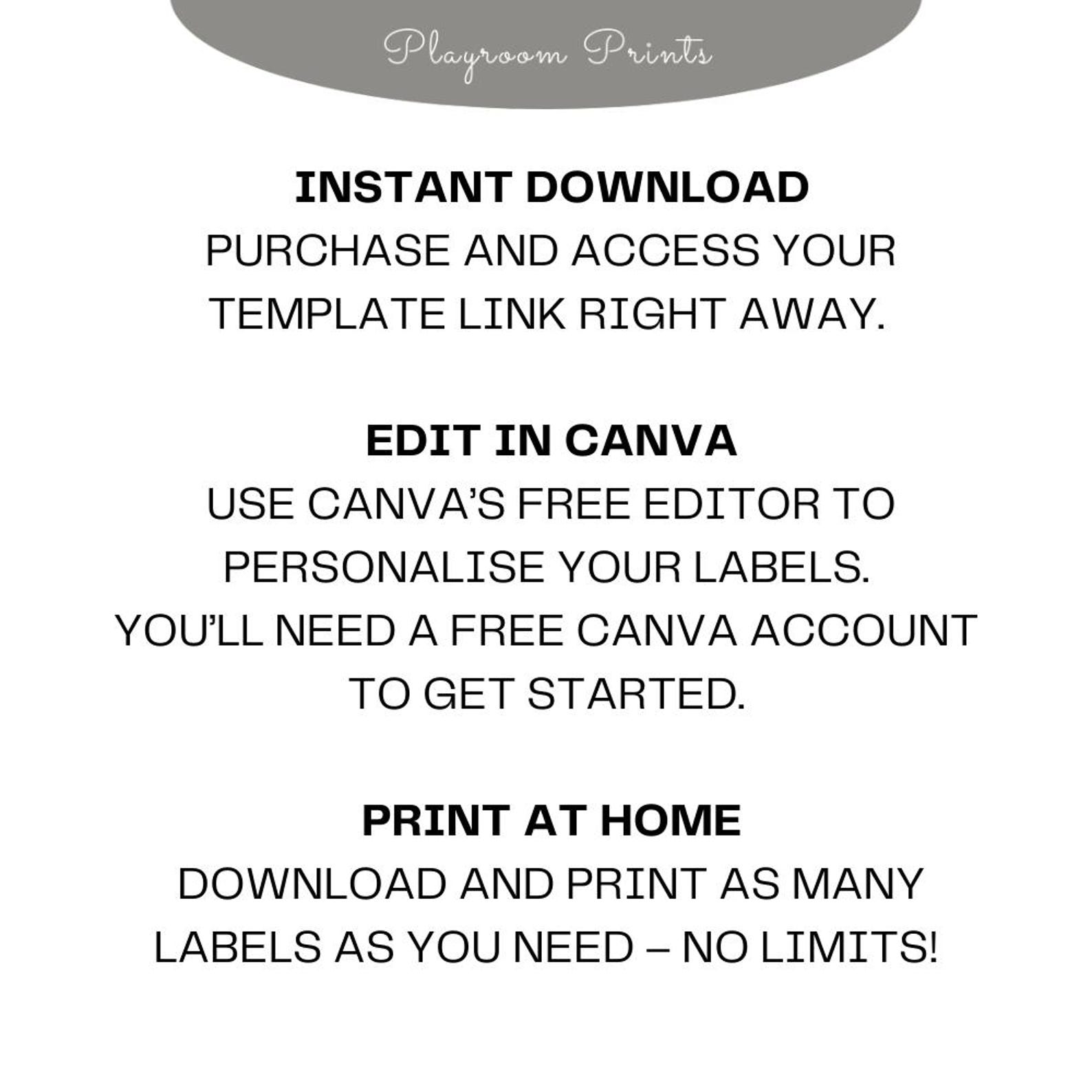 Editable Transport Name Labels – Canva Template – Printable Car & Truck ...
