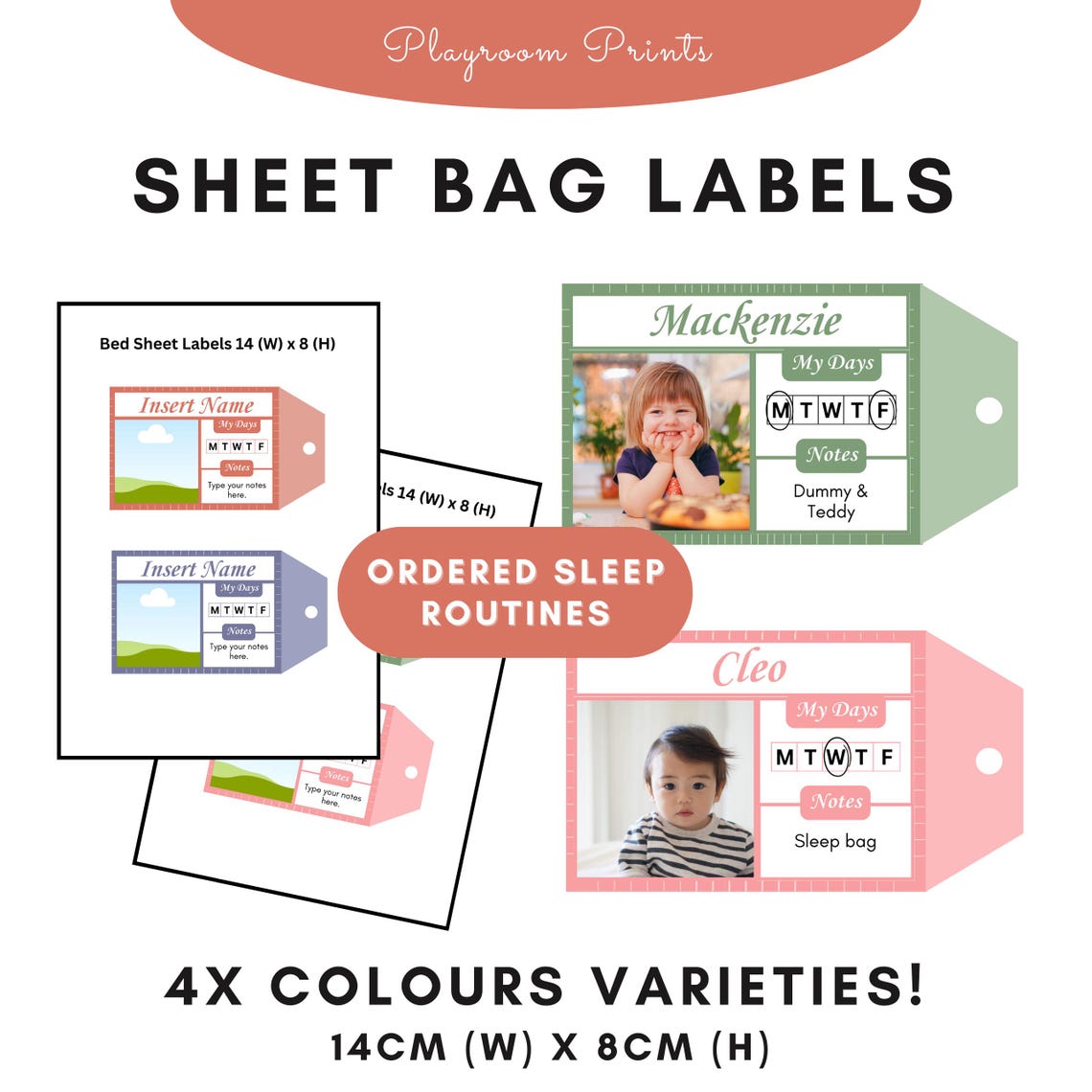 Custom Preschool Label Pack | Cubbies, Toy Storage, Book Binders, Sheet ...
