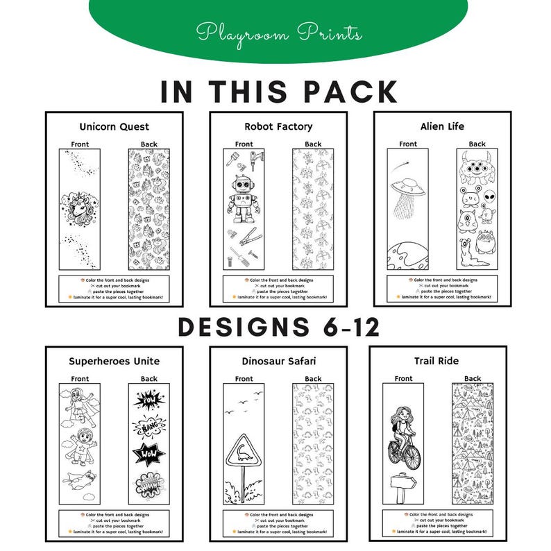 DIY Bookmark Craft Activity for Book Week: Teacher Printable Coloring ...