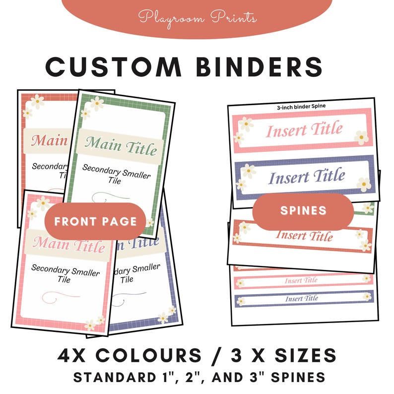 Custom Preschool Label Pack | Cubbies, Toy Storage, Book Binders, Sheet ...