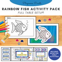 Rainbow Fish Art Project: Ocean Preschool Activity - Etsy