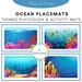 Underwater Ocean Activity Mats & Posters: Ocean-themed Playdough Mats ...