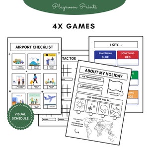 Aeroplane Activity Pack for Kids - Travel Activity Set, Digital ...