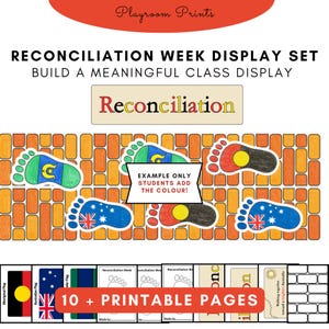 Reconciliation Week Classroom Display Pack – Printable Footprints ...