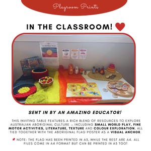 Aboriginal Flag Craft & Poster Info Set , Printable NAIDOC Week ...