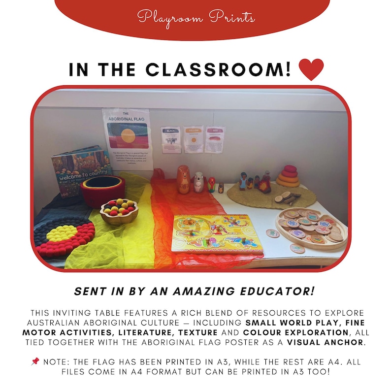 Aboriginal Flag Craft & Poster Info Set , Printable NAIDOC Week ...