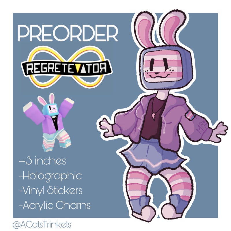 Regretevator Stickers - Etsy