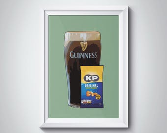 Guinness Print - A4 & A3 Print Sizes - Wall Art - Ireland - Guinness ...