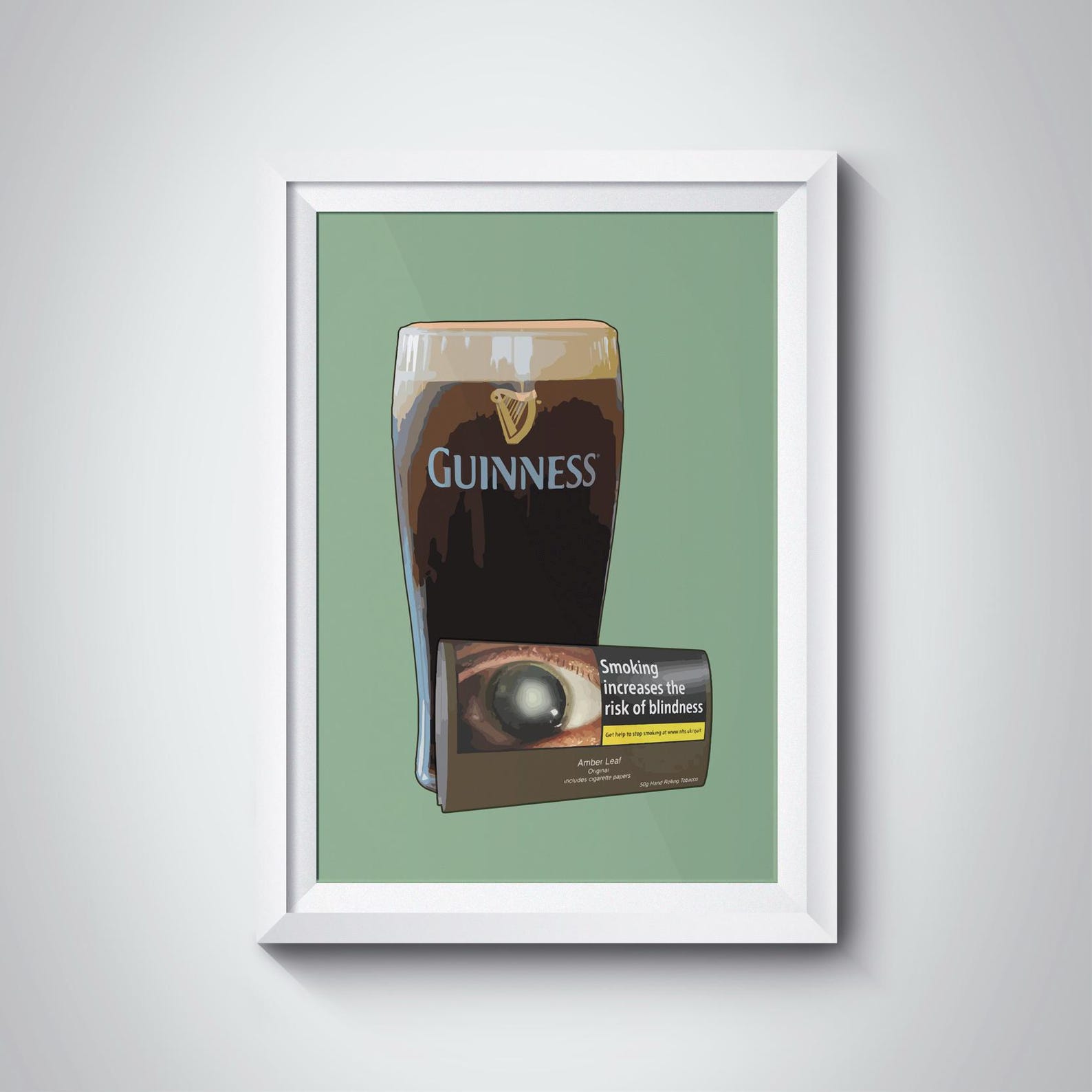 Guinness Print - A4 & A3 Print Sizes - Wall Art - Ireland - Guinness ...