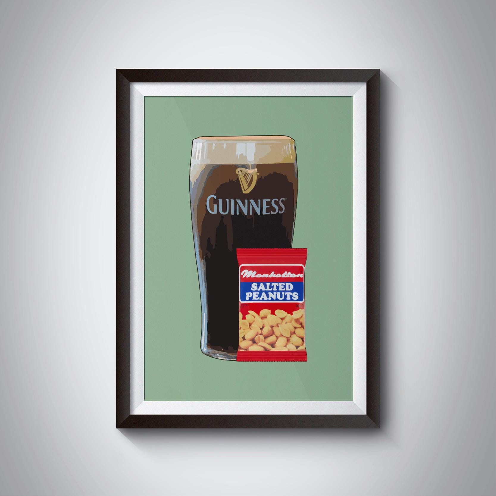 Guinness Print - A4 & A3 Print Sizes - Wall Art - Ireland - Guinness ...