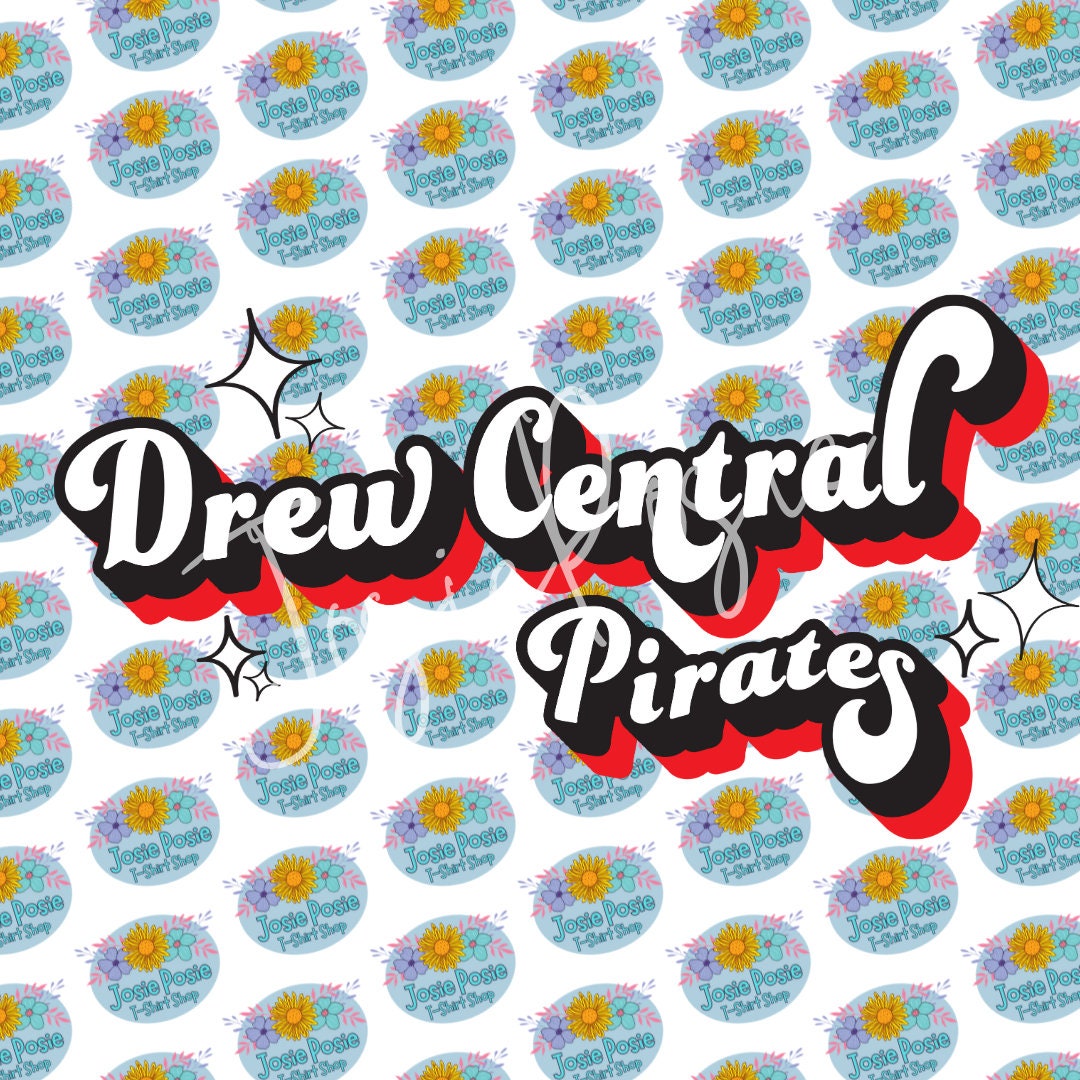 Transparent PNG Digital File Retro Drew Central Pirates - Etsy
