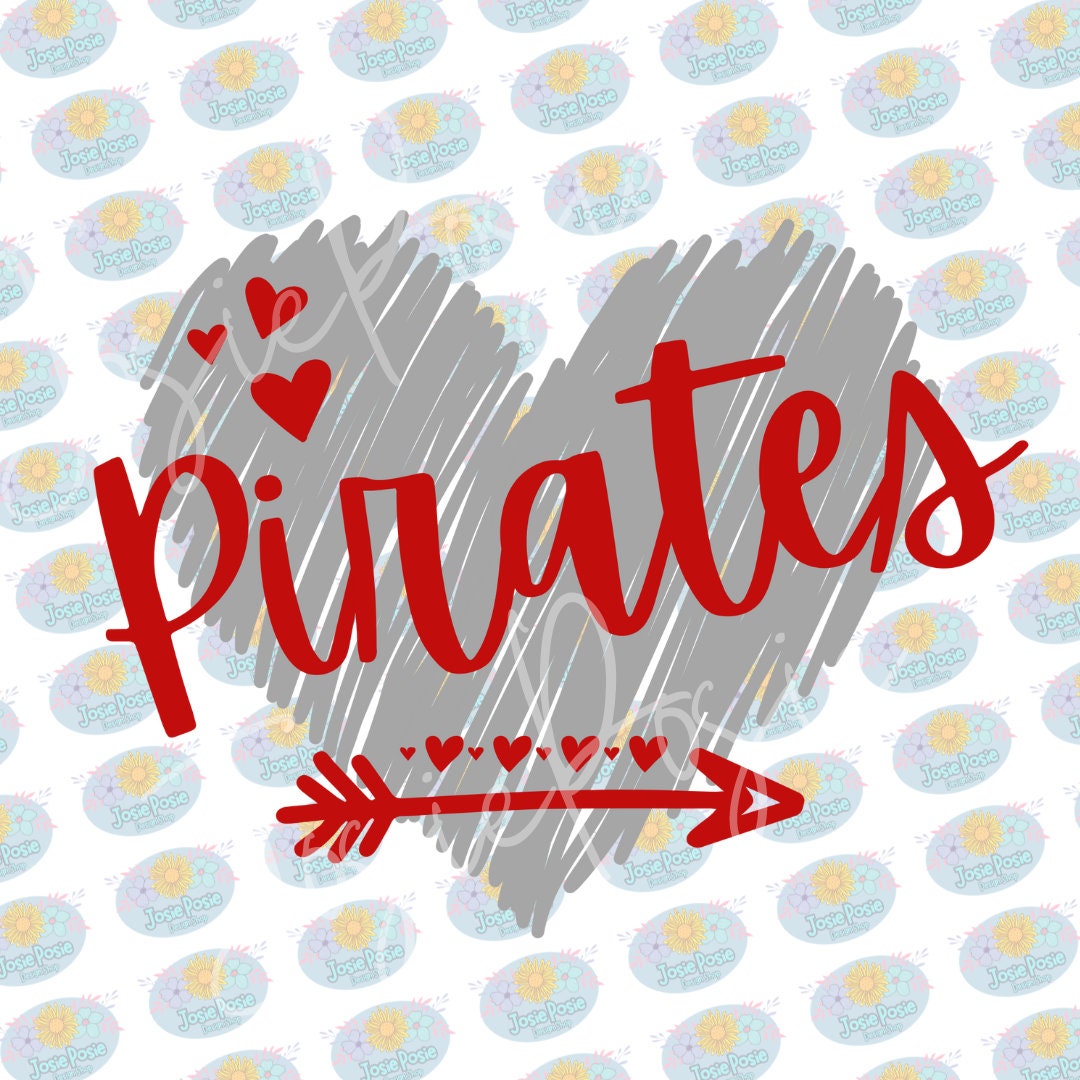 Transparent PNG Digital File Pirates Love Heart - Etsy