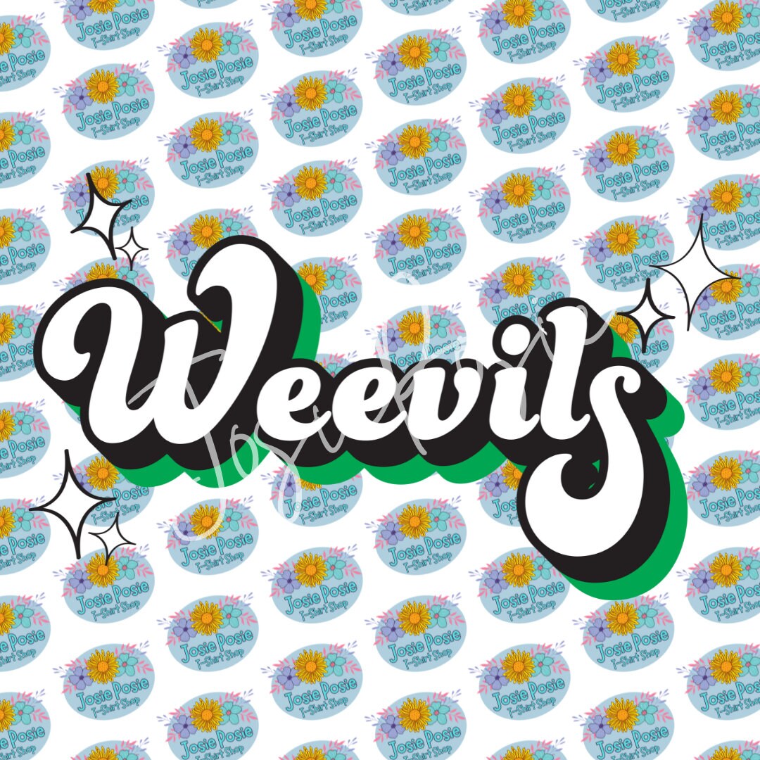 Transparent PNG Digital File Retro Uofa-monticello Weevils - Etsy