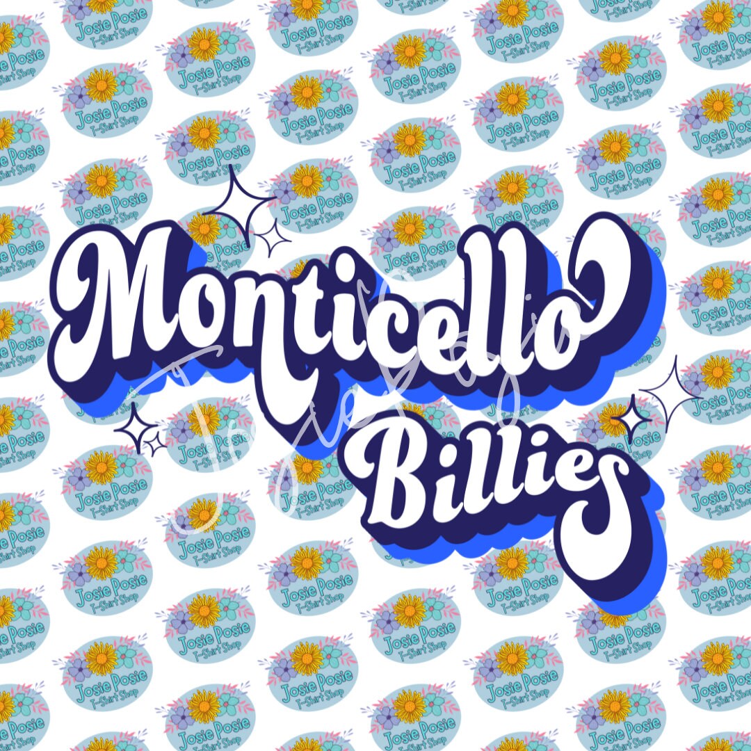 Transparent PNG Digital File Retro Monticello Billies - Etsy