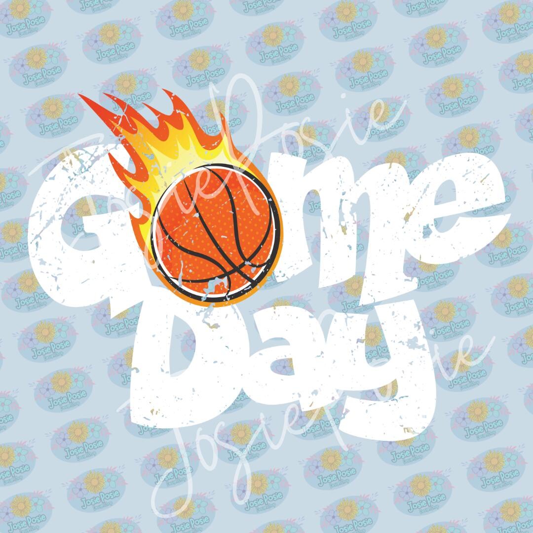 Transparent PNG Digital File Fresh Game Day Basketball White - Etsy