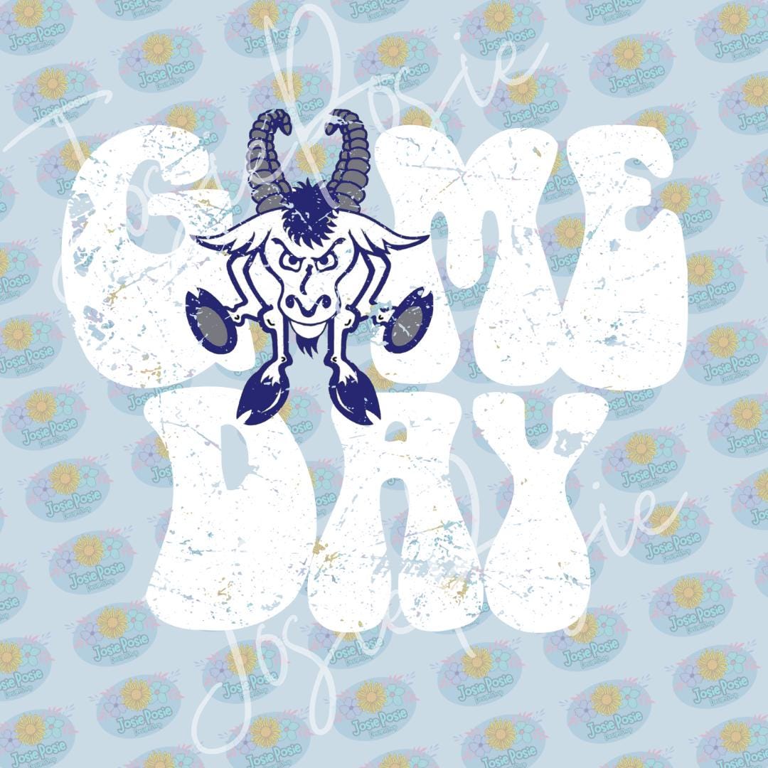 Transparent PNG Digital File Game Day Billies White - Etsy
