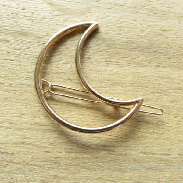 Moon Hairclip - Etsy