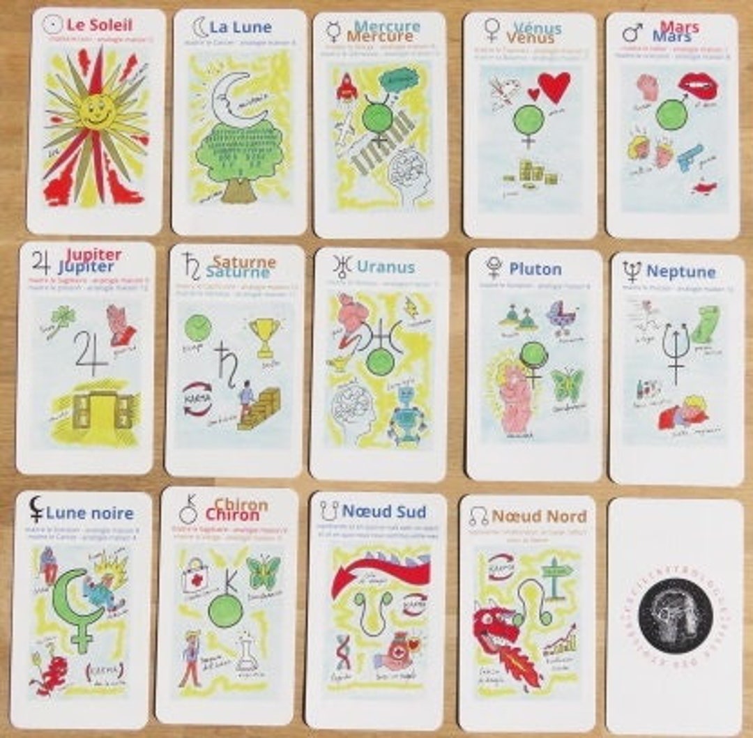 Playful Planets Card Game - Etsy