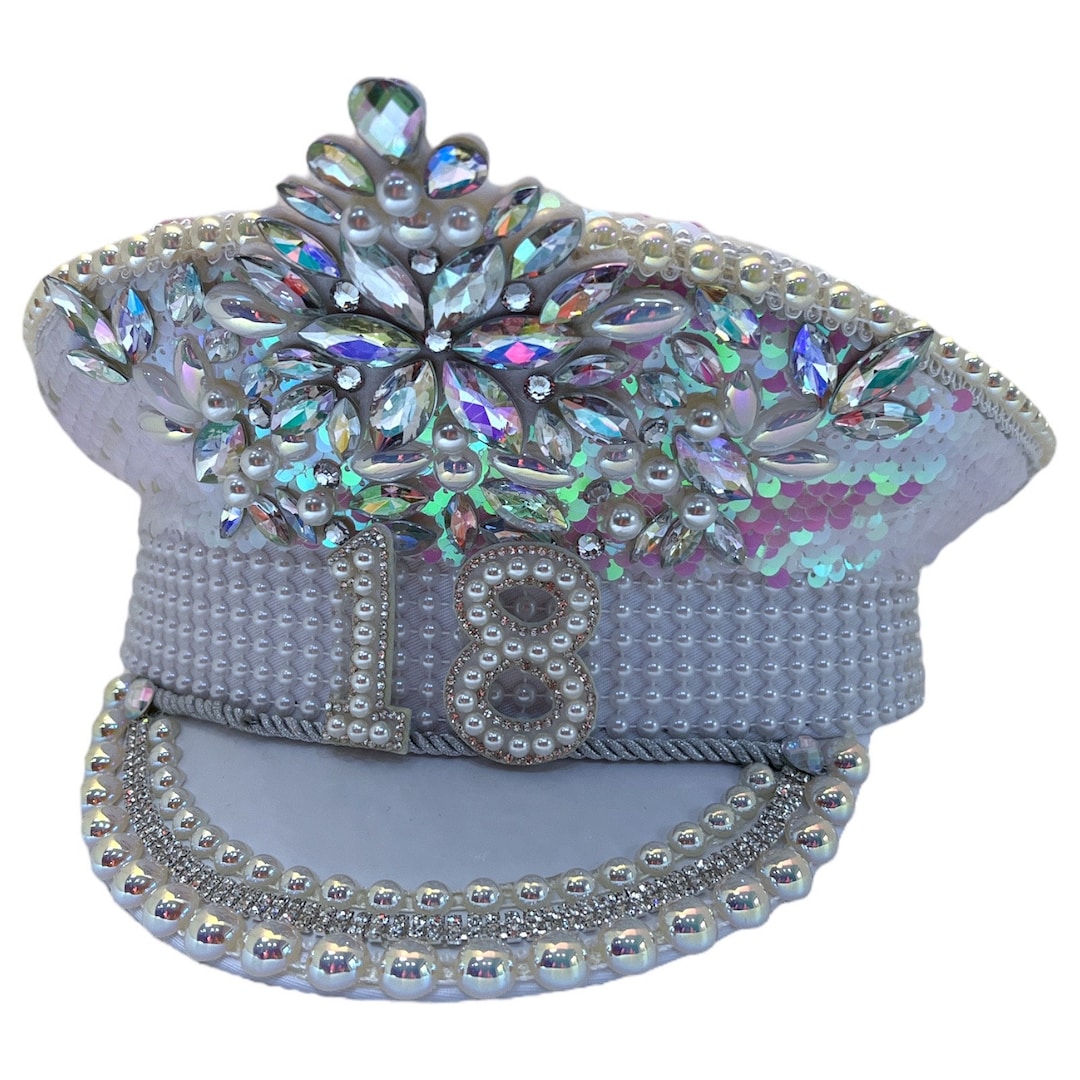 18th Birthday Captains Hat for Eighteenth 18 Celebration Party - Etsy