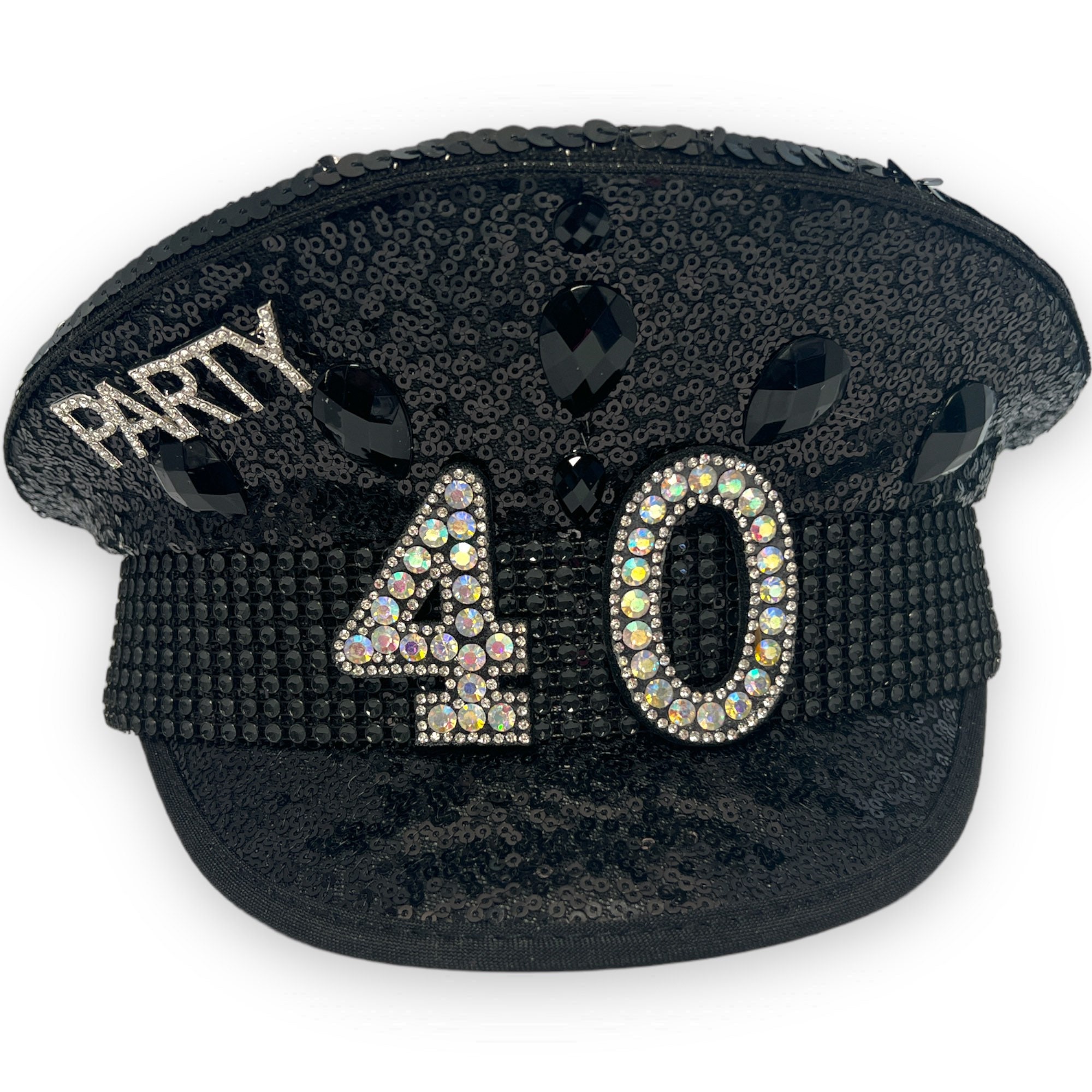 40th Birthday Captains Black Hat for Fortieth 40 Celebration - Etsy