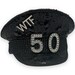 50th Birthday Captains Black Hat for Fiftieth 50 Celebration Party ...
