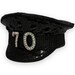 70th Birthday Captains Black Hat for Severntieth 70 Celebration Party ...