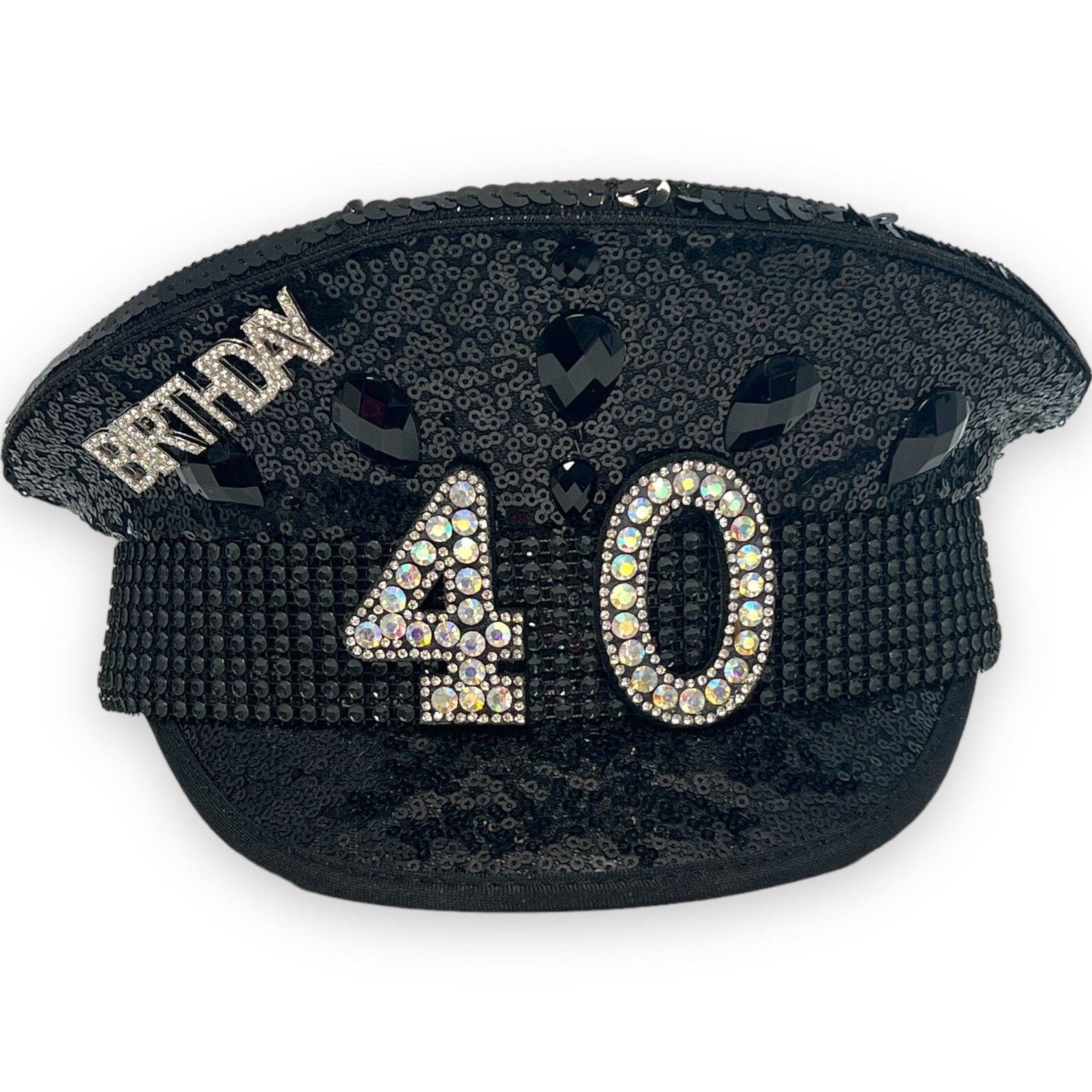 40th Birthday Captains Black Hat for Fortieth 40 Celebration - Etsy