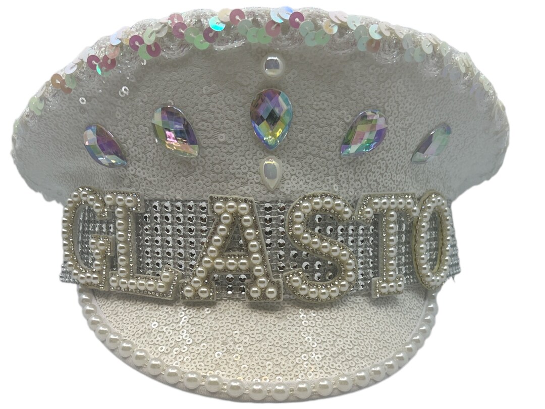 GLASTO Festival Captains Hat for Glastonbury Festival Celebration Party ...
