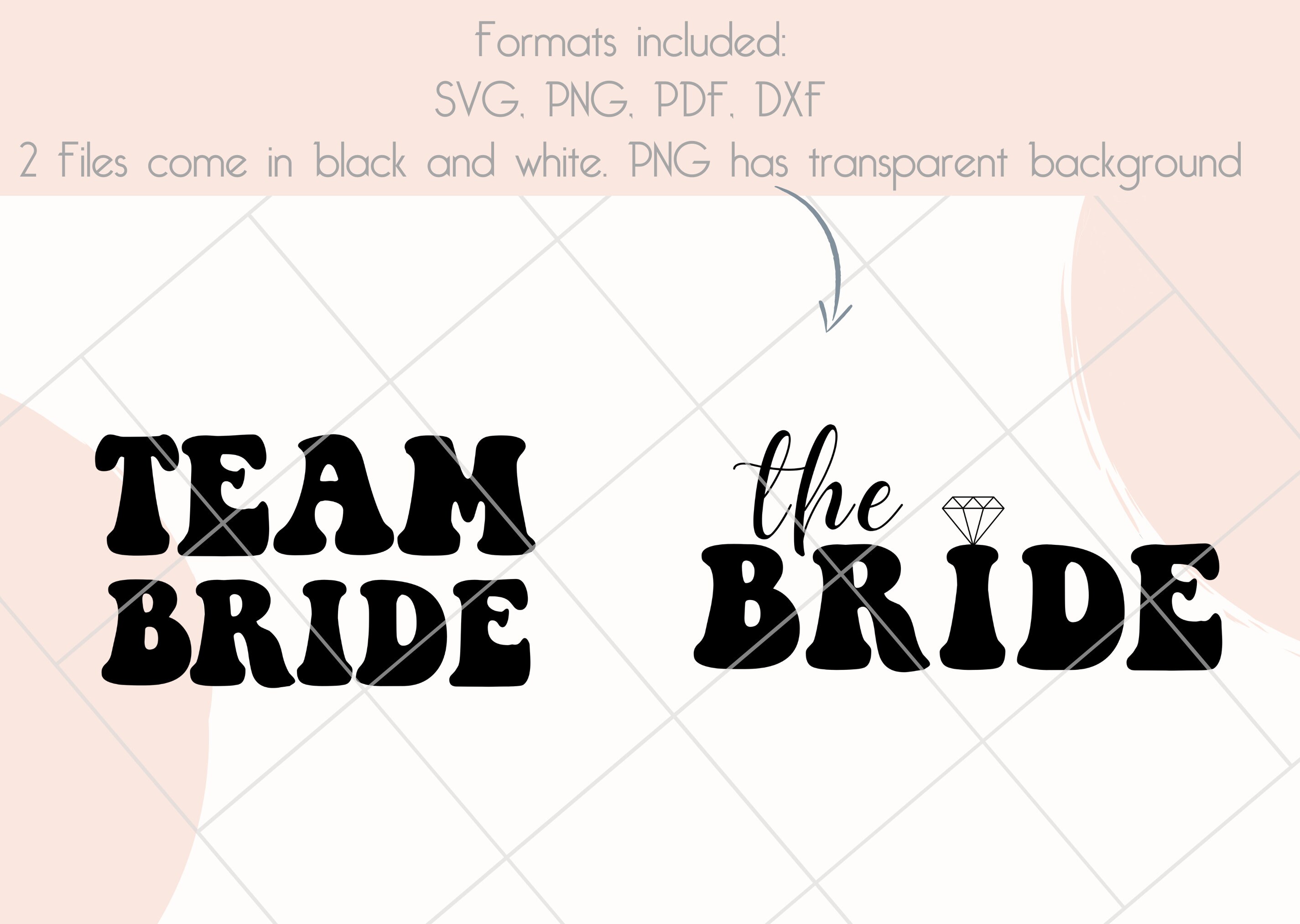 Bachelorette Clip Art Team Bride Bride T Shirt - Etsy