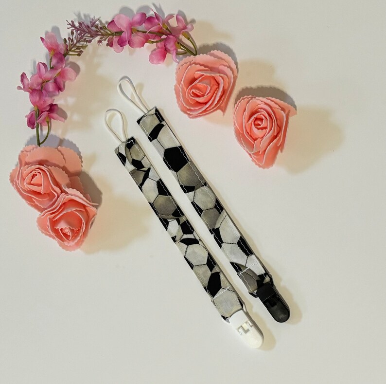 Soccer Pacifier Clip Toddler, Pacifier Holder - Etsy