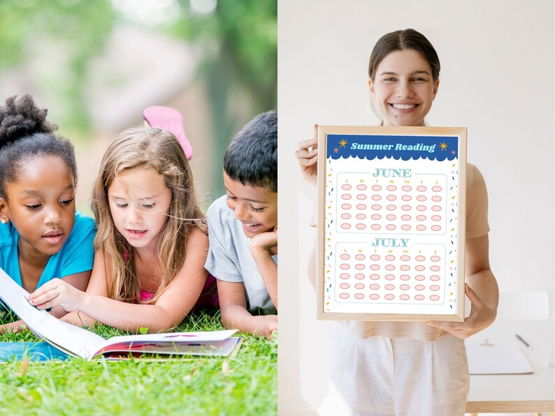 Summer Reading Daily Checklist Printable - Etsy