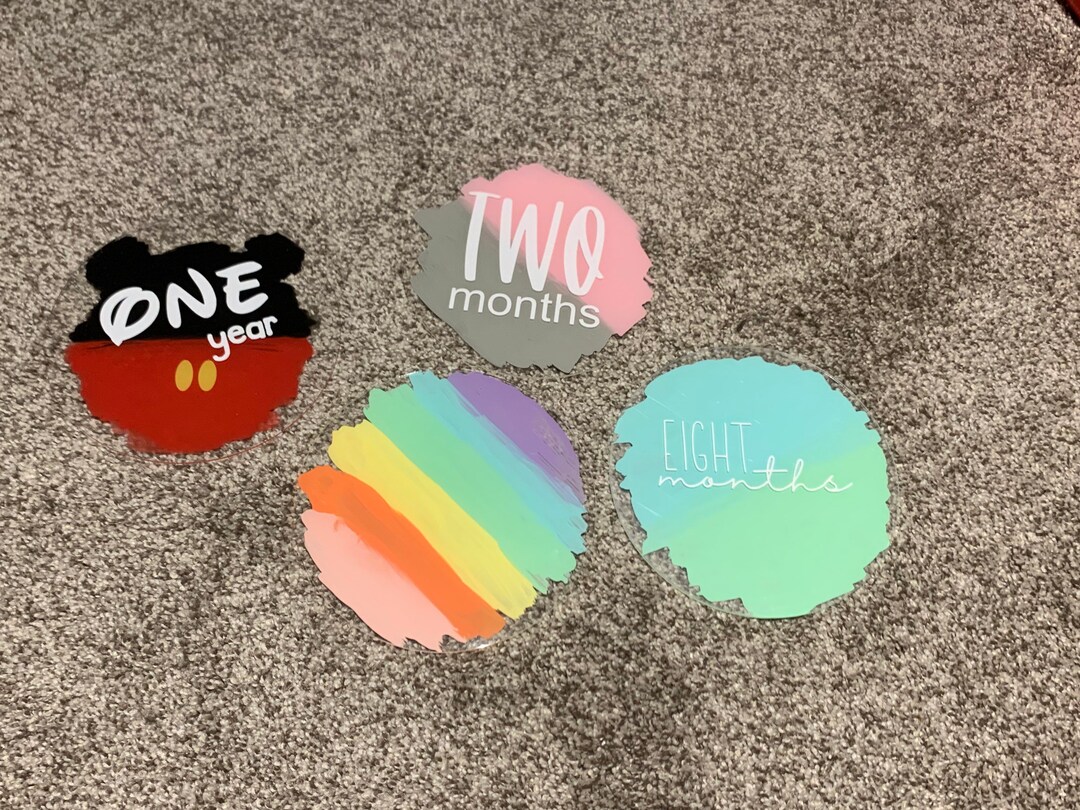 Monthly Milestone Photo Props - Etsy
