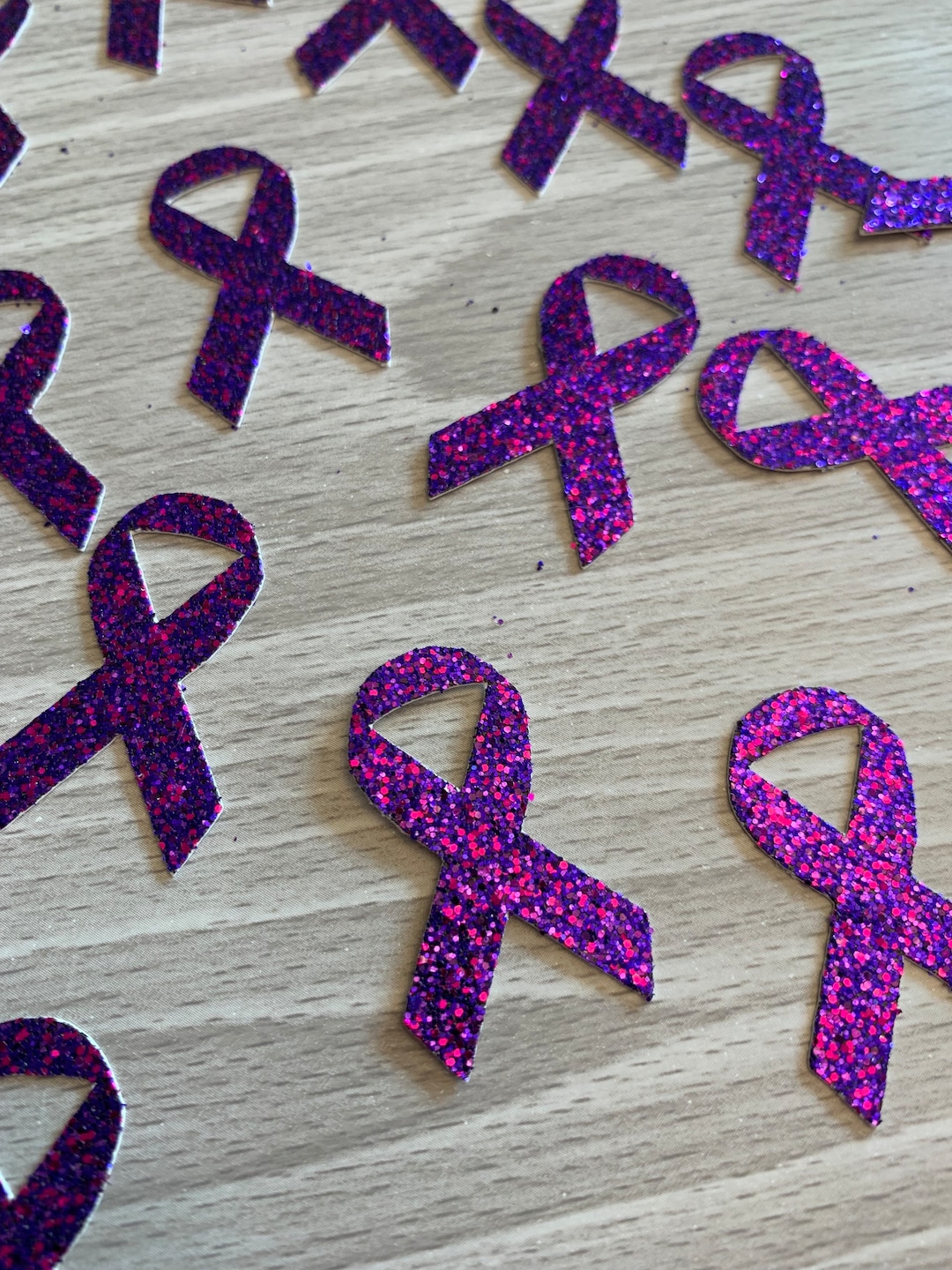 Lupus Awareness Ribbon | Glitter Confetti | Table Decor | Donations - Etsy