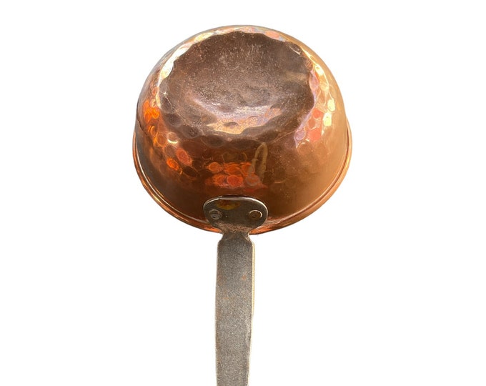 Hammered Ladle in Copper With Forged Handle. Handmade in Sweden - Etsy